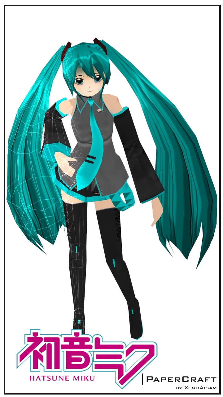 Miku PaperCraft : Challenge Begin – Xenoaisam Website